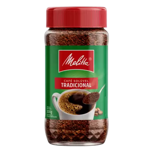 Café Solúvel Granulado Tradicional Melitta Vidro 200g